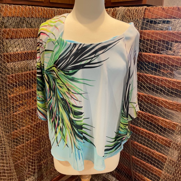 Rafaella | Tops | Womens Rafaella Split Sleeve Top Petite Small Ps ...